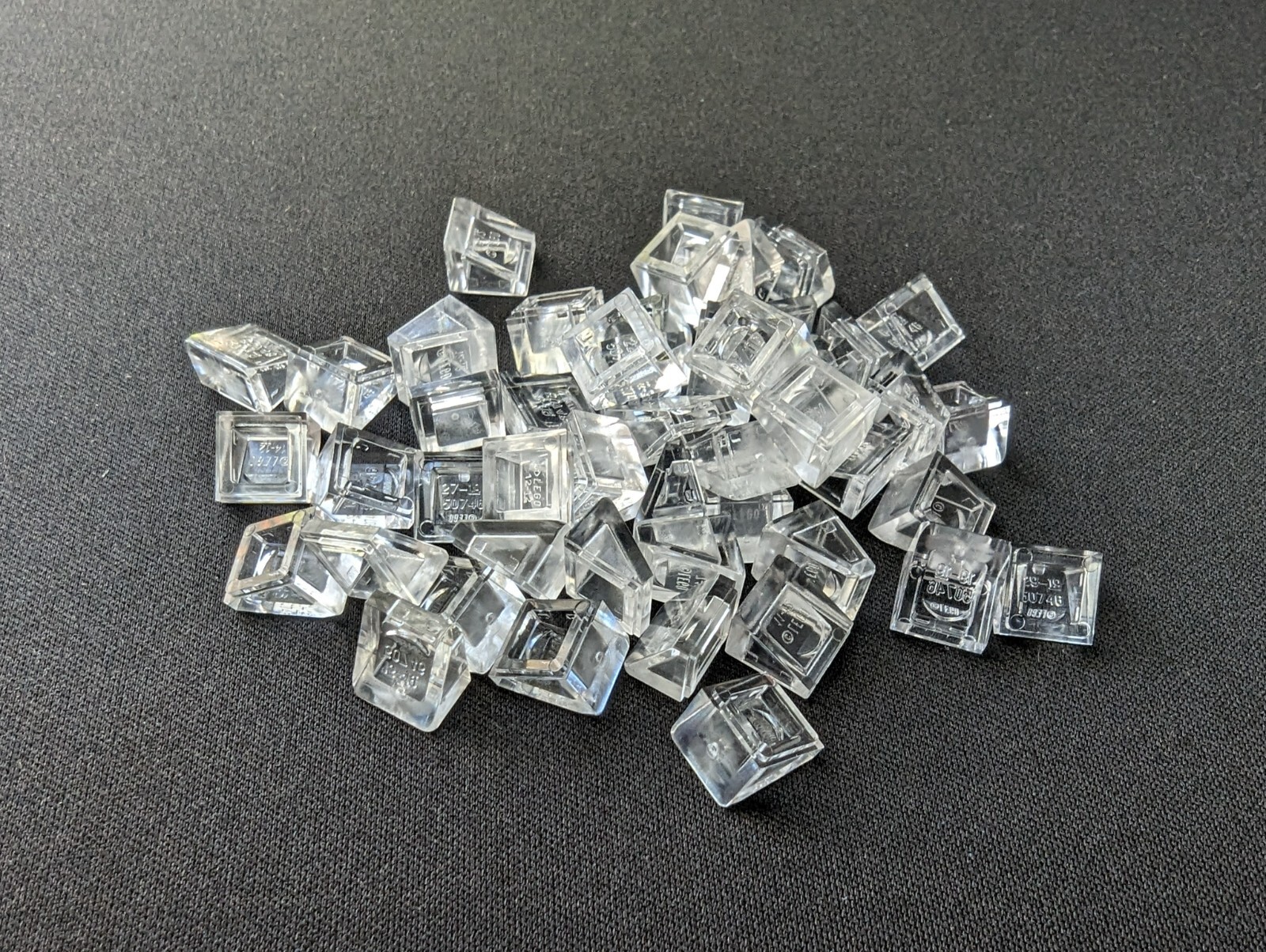 50x Trans-Clear LEGO 54200 Slope 30 1x1 Cheese Slope NEW | eBay