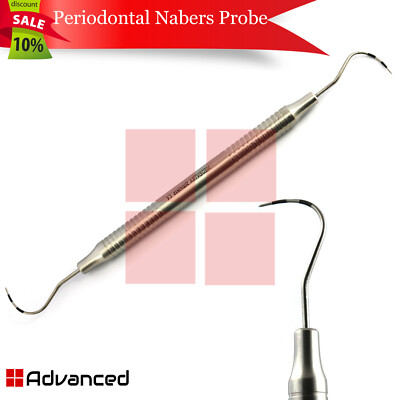 Periodontal Nabers Probe Color Coded Depth Measuring Furcation Lesions ...