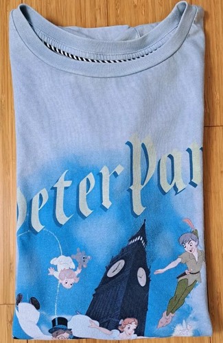 Disney Youth Kids Unisex T-Shirt Peter Pan Graphic Never Grow Up XL ...