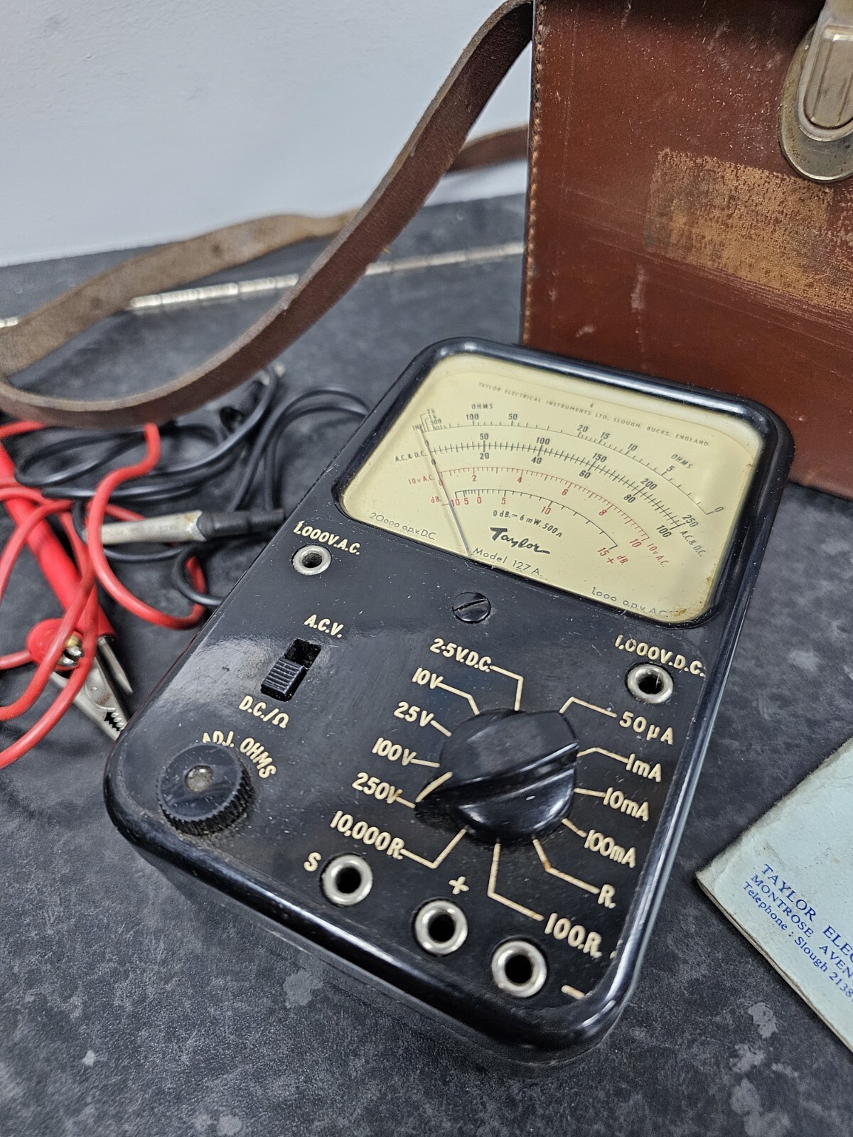 Taylor 127A Collectable Antique Multimeter - Bakelite Body | eBay UK