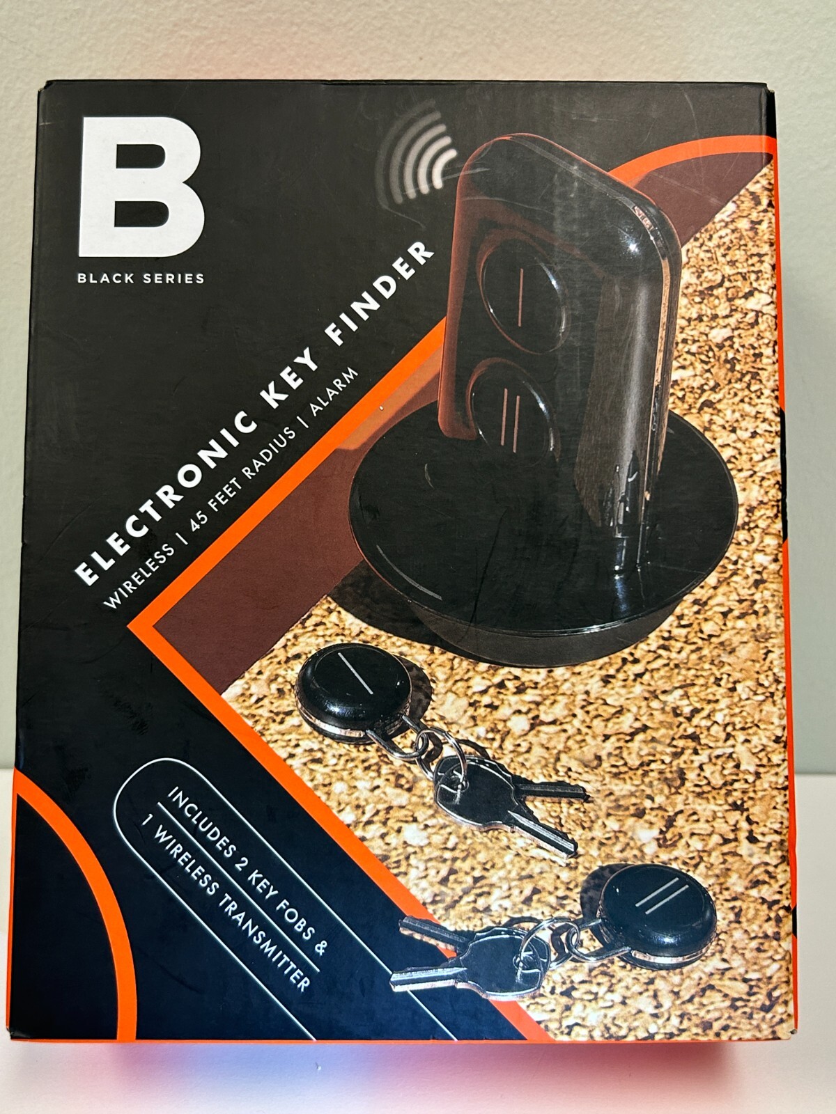 Electronic Key Finder 2 Key Fobs & 1 Wireless Transmitter by B Black ...