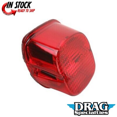 DRAG SPECIALTIES 2010-0783 Laydown Taillight Lens with Bottom Tag Lens ...