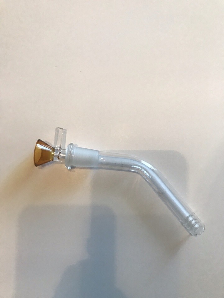 DIY Bong Kit 5” Inch 14mm 45 Degree Curved Downstem Glass Bowl Water ...