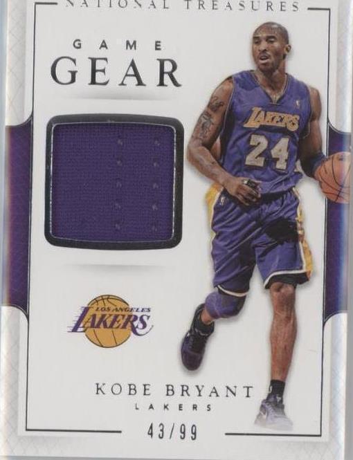 2016-17 Panini National Treasures - Game Gear Kobe Bryant #8 /99 (MEM ...
