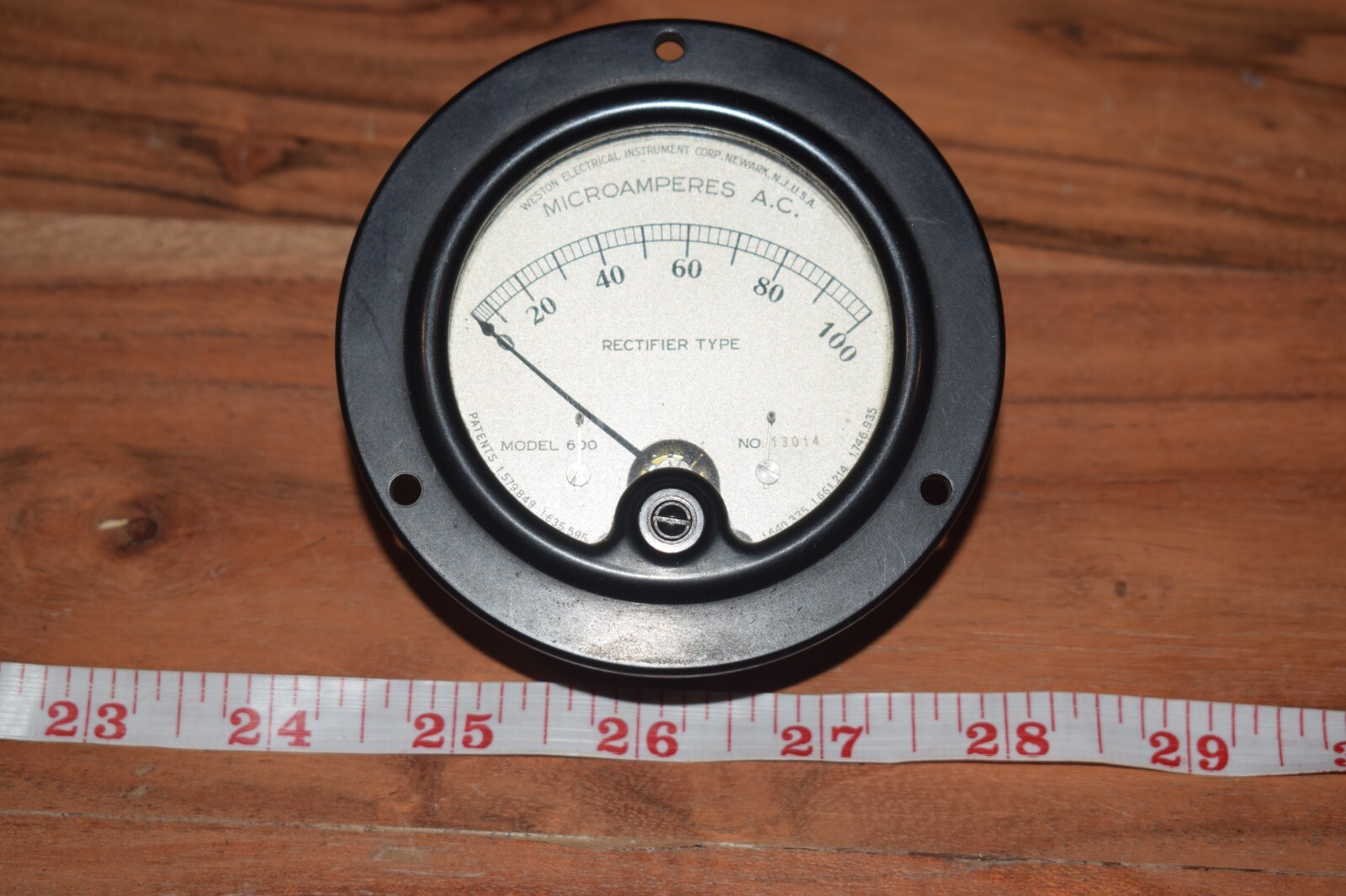 VINTAGE STEAMPUNK PANEL METER - WESTON 0-100 RECTIFIER TYPE ...