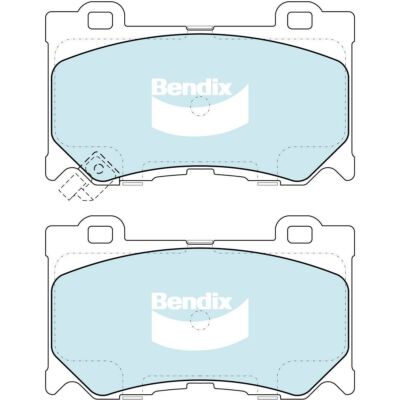Bendix General CT Brake Pad Set Front DB2400 GCT | eBay