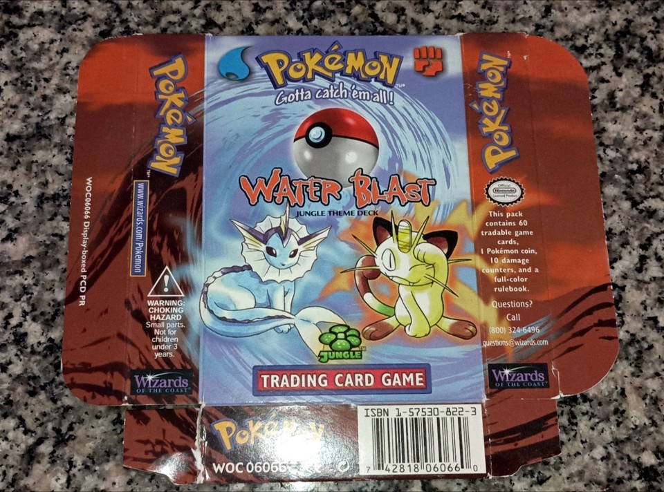 1999 - 2000 6 Empty Pokemon Theme Decks Boxes | eBay