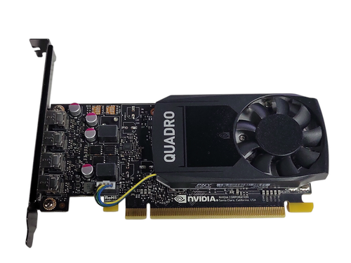 NVIDIA Quadro P1000 4GB GDDR5 Workstation Graphics Card, FH Bracket ...