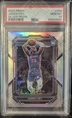 2022-23 Panini Prizm Silver Jaden Ivey #256 PSA 10 Rookie RC | eBay