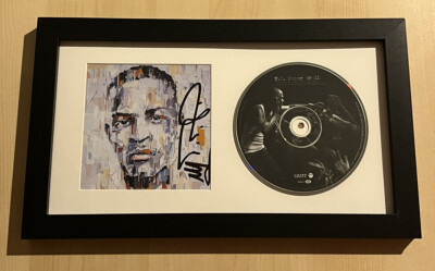 T.I RAPPER HAND SIGNED CD FRAMED PAPER TRAILS HIP HOP STAR VERY RARE TI ...