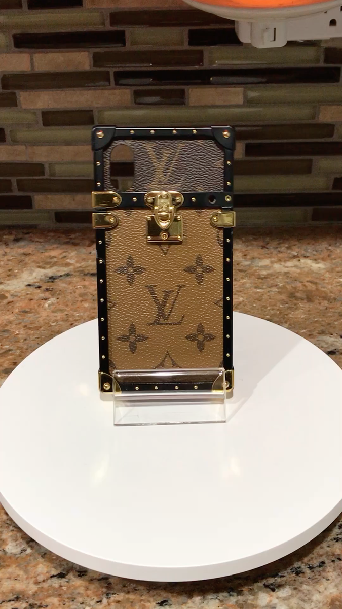 LOUIS VUITTON Eye Trunk Phone Case for iPhone X/XS Reverse LOUIS VUITTON Eye Trunk Phone Case for iPhone X/XS Reverse