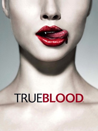 V4263 Lips Red Tongue Neck Fangs True Blood TV Series Decor WALL POSTER ...