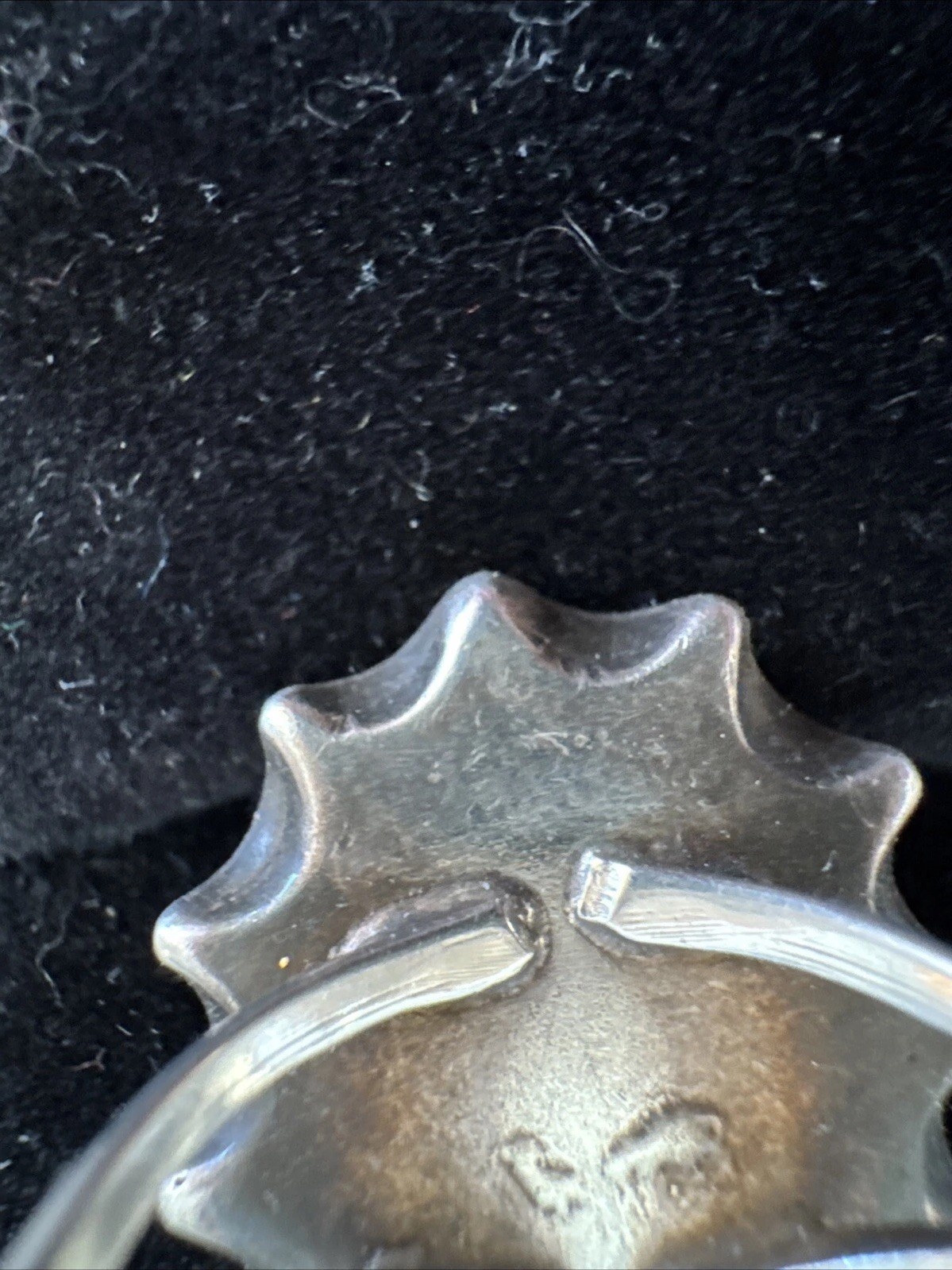 VTG Sterling Silver Rhodonite cabochon gemstone Pink Ring Sz.7 Unique ...