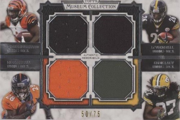 2013 Topps Museum Collection - Four-Player Quad Relic #MQR-BBBL Le'Veon ...