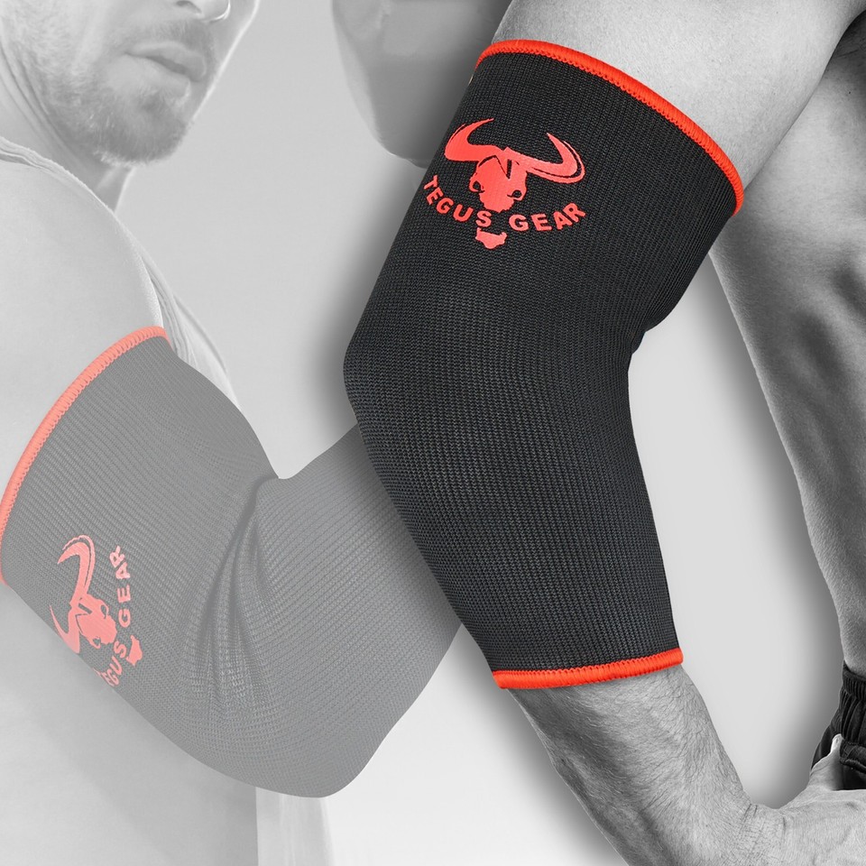 Weightlifting Elbow Wraps Sleeves Bandages Powerlifting Elbow Straps ...