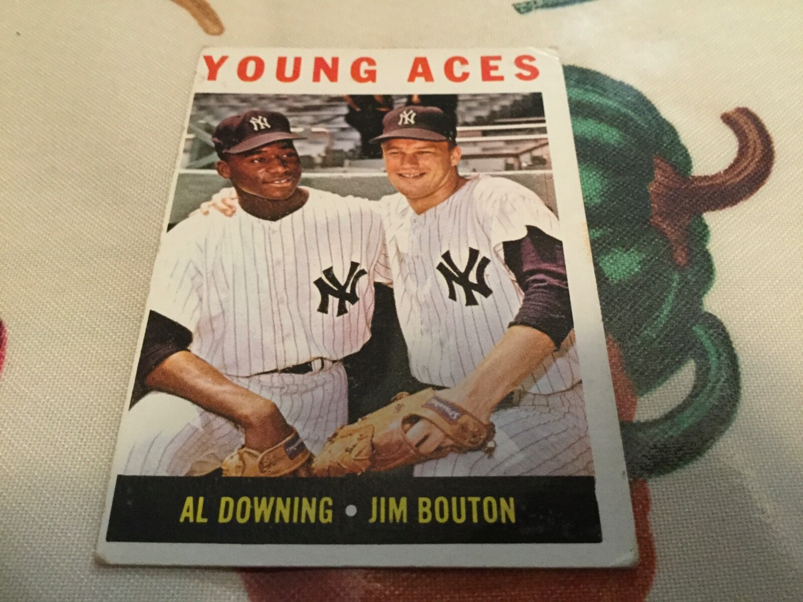 1964 Topps YOUNG ACES Baseball Card DOWNING BOUTON #219 | eBay