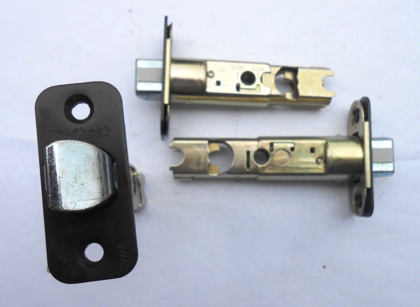 (3) NEW KWIKSET 6WAL Adjustable door Latches 2 3/8"-2 3/4" (60-70mm) | eBay