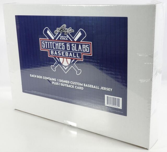 Leaf 2022 Stitches and Slabs Baseball Hobby Box - 1 Card for sale ...