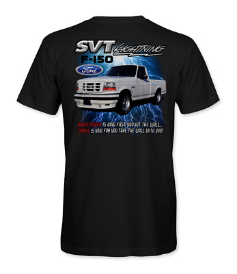Ford SVT Lightning '93-'95 White Truck DTG PRINTED T-Shirt | eBay