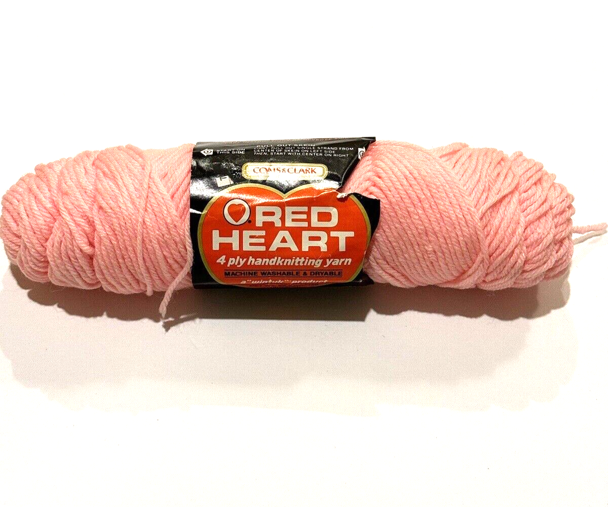 Red Heart 4 PLY Hand Knitting Yarn Wintuk Acrylic 737 Pink Dlot ...