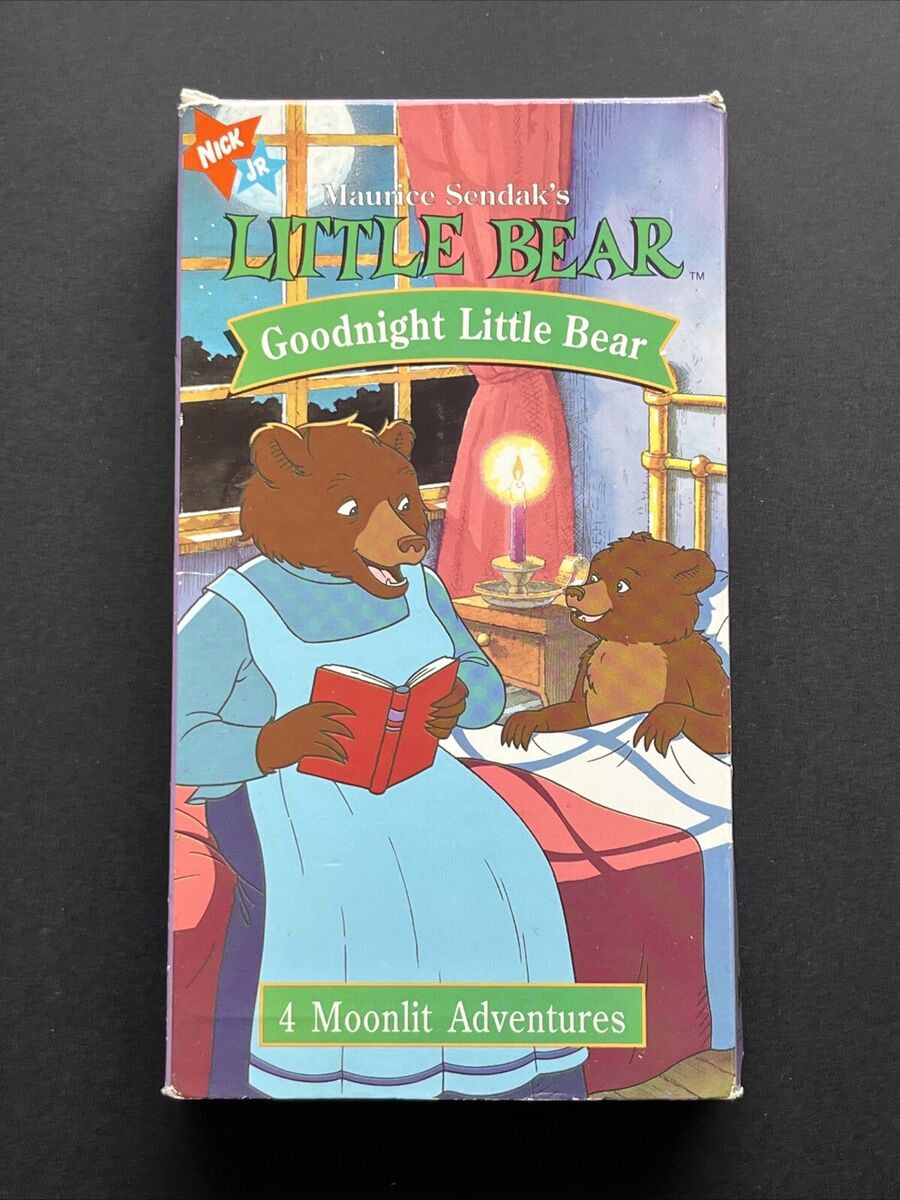 Little Bear Goodnight Little Bear Vhs LOT OF (3) 1998 Nick Jr Little