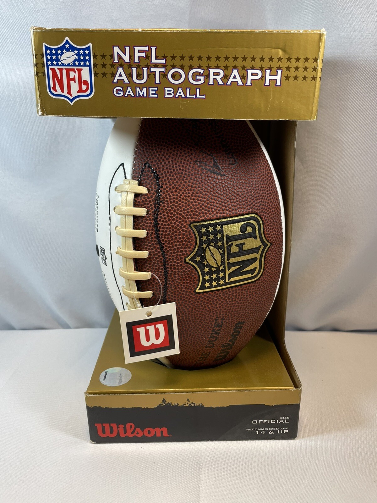 NEW! Wilson "The Duke" Official NFL Authentic Game Ball Leather ...