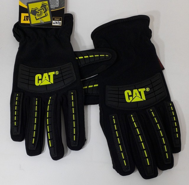 Caterpillar Cat Work Gloves Medium Touch Screen Fingertips. for sale ...