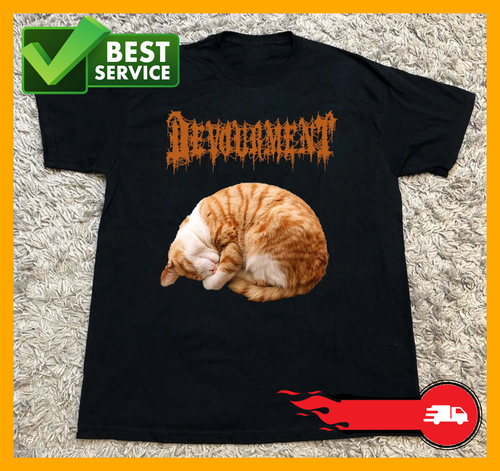 Rare Devourment Band Cat Cute T-Shirt All Size | eBay