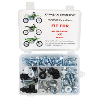 Aftermarket Body Plastic Frame Fender Bolts Kit Fit For KAWASAKI KX60 ...
