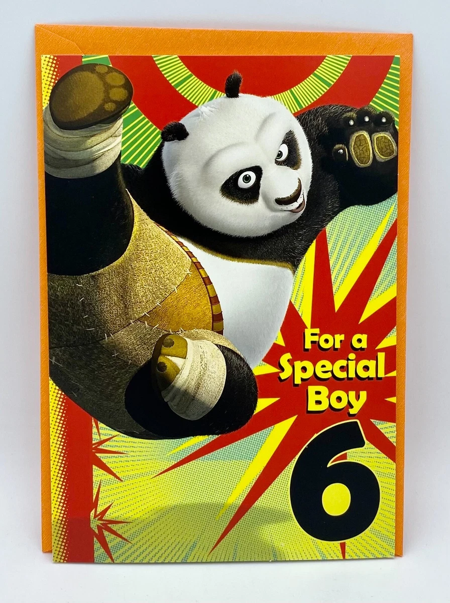Kung Fu Panda Birthday Card