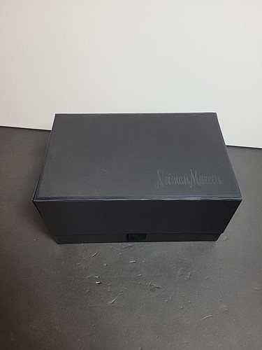 Neiman Marcus Paper Black Empty Gift Box 9 x 6 x 4.5 Magnetic | eBay