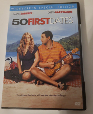 50 FIRST DATES (DVD, 2004, WS, Special Edition) Adam Sandler-Drew ...