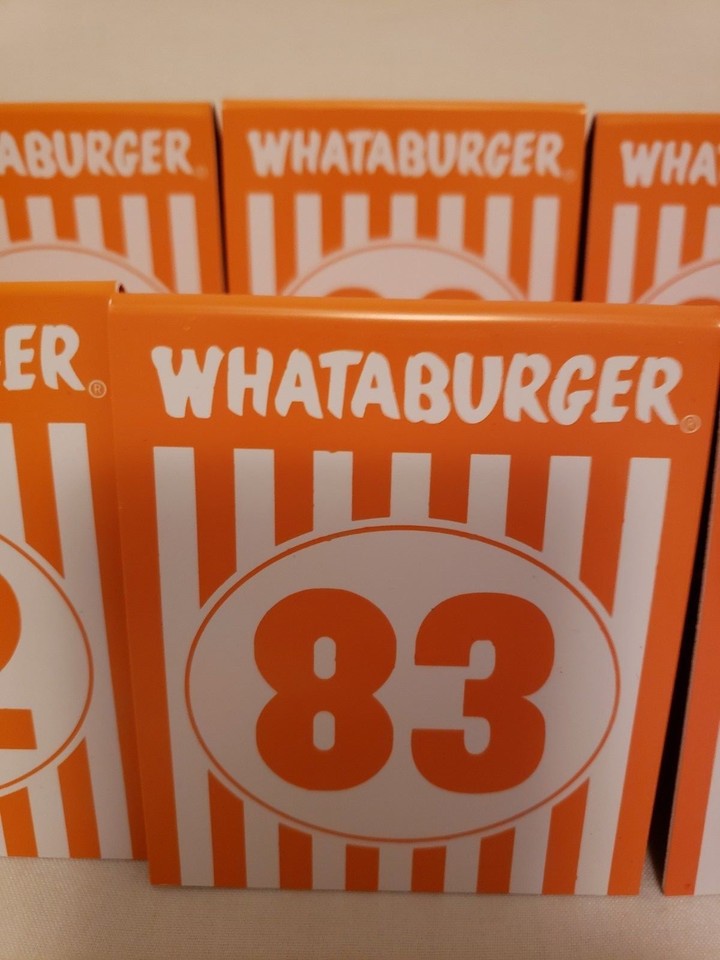 Individual WHATABURGER Restaurant Table Tent Numbers - Modern Glossy | eBay