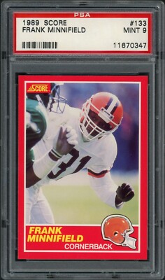 1989 Score Frank Minnifield #133 Cleveland Browns - PSA 9 | eBay