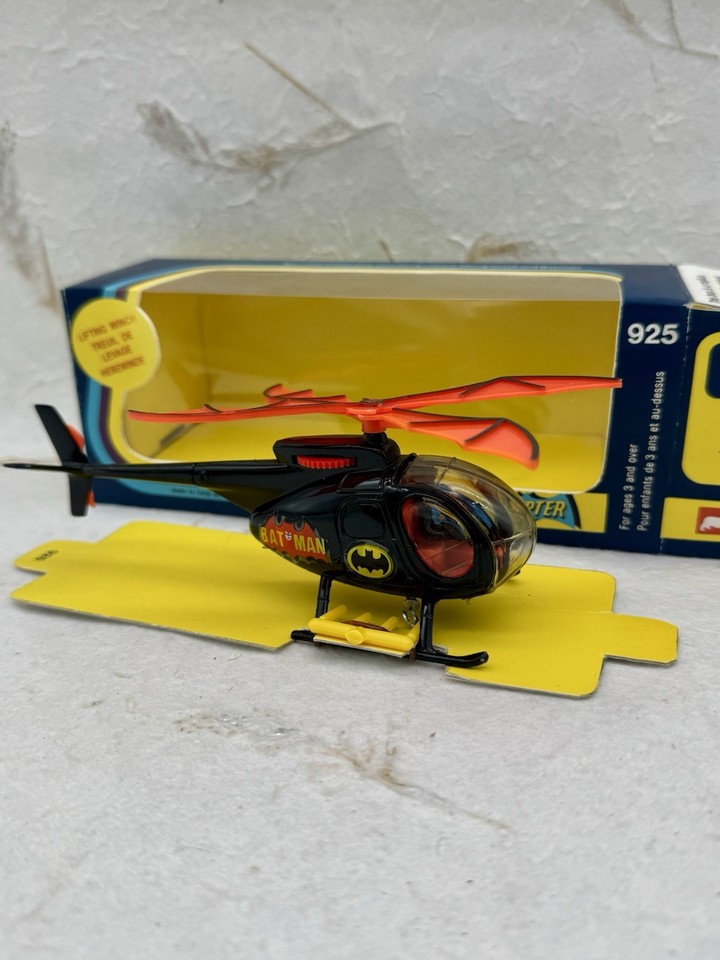 Rare Corgi Toys 925 Batcopter Batman 1976 With Missiles Vintage Hong ...