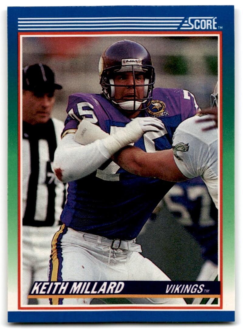 1990 Score Keith Millard Minnesota Vikings #38 | eBay