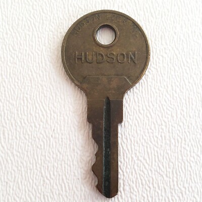 Vintage Hudson Lock Inc. LL115 Key KY10 Brass | eBay