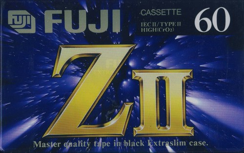 Fuji ZII Z2 60 blank Chrome audio cassette tape - new sealed - Made in ...