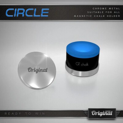 Premium Circle Chalk Holder from Original Billiards in Chrome | FAST ...