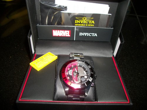 Invicta Watch Swiss 47mm Marvel Deadpool Punisher 27737 Limited Edition ...