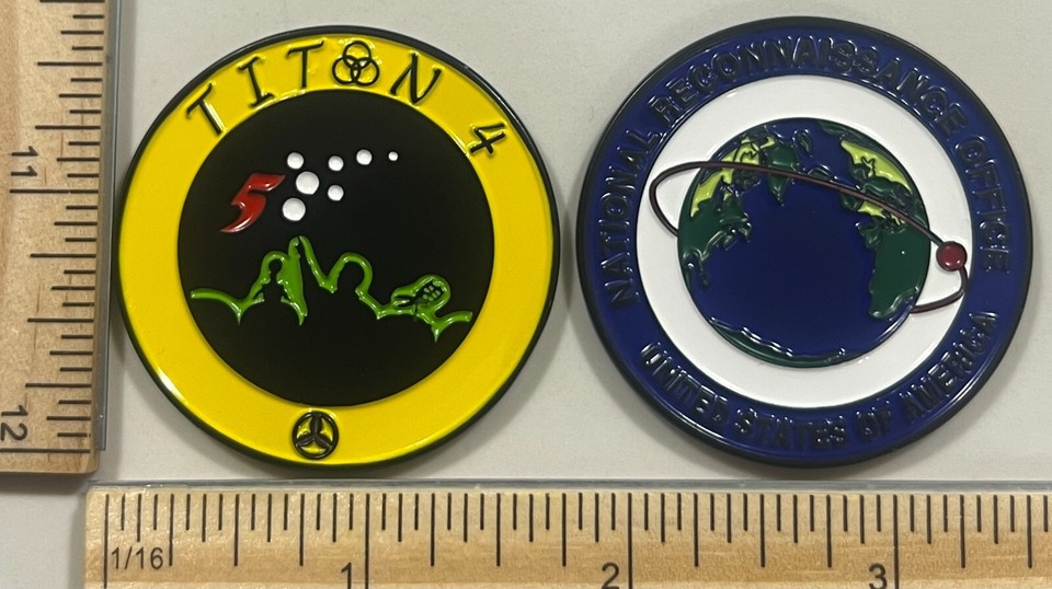 MILITARY BLACK OPS CHALLENGE COIN - NRO NATIONAL RECONNAISSANCE OFFICE ...