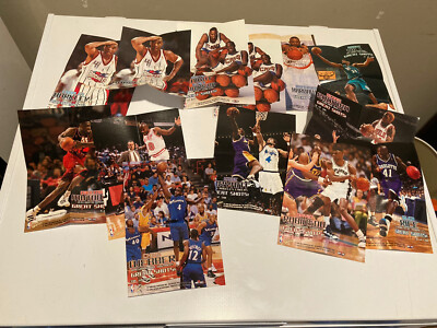 1997/98 Skybox NBA Hoops Great Shots! Lot Of 13 Mini Posters Kobe ...