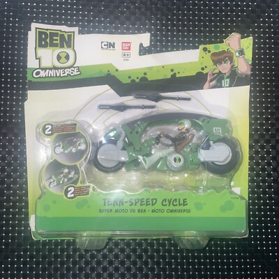 FIGURINE BEN 10 OMNIVERSE BANDAI 2012 TENN SPEED CYCLE SUPER MOTO DE ...