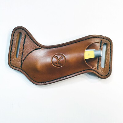 Custom Handmade Horizontal Knife Leather Sheath Your Initials FREE Left ...