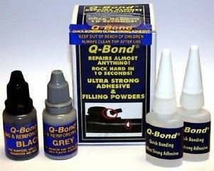 QBond Ultra Strong Adhesive Reinforcing Powders Kit QB-2 SUPER GLUE Q ...