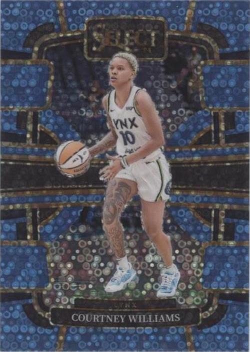 2024 Panini Select WNBA - Concourse Courtney Williams #54 Light Blue ...