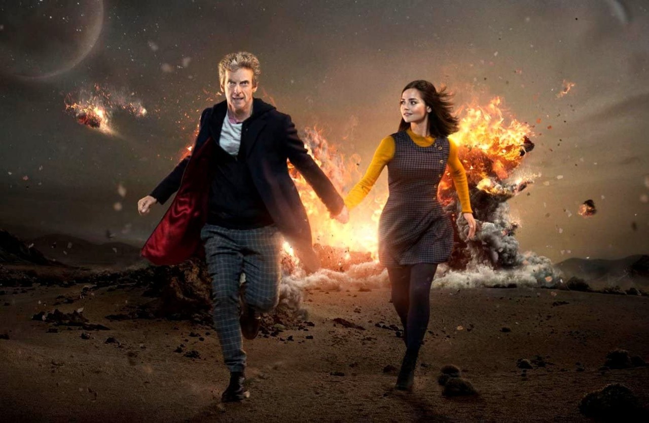 DOCTOR WHO: 17 x 11 Inch Print - 12th & Clara (Peter Capaldi & Jenna ...