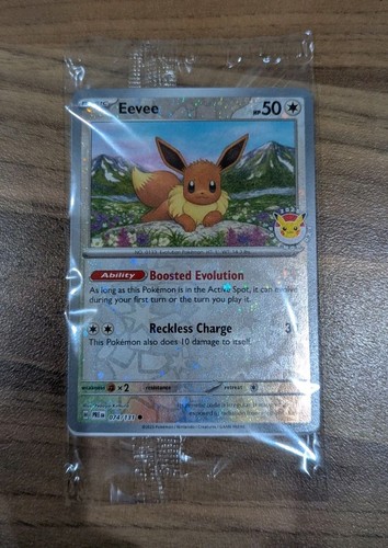 Pokemon Day Eevee Promo Card 2025 074/131 Stamp Sealed Prismatic ...