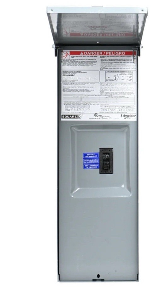 1 PC -Square D Q2200MRBE 200A Breaker Enclosure w/ QDL22200 PowerPact ...