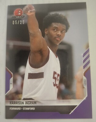 2021 BOWMAN NEXT Pre Rookie Harrison Ingram Purple Parallel #05/25 | eBay